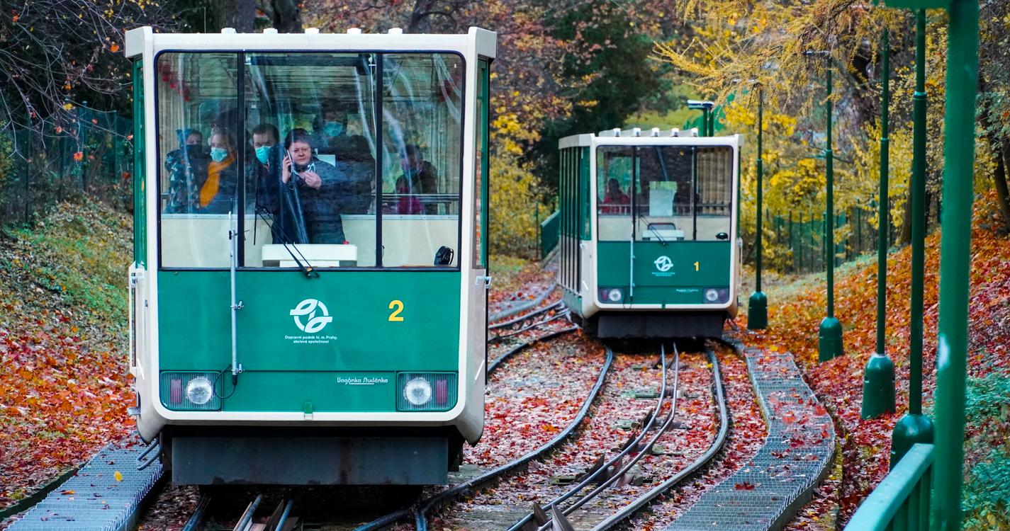Funicular Railway On Petrin Hill